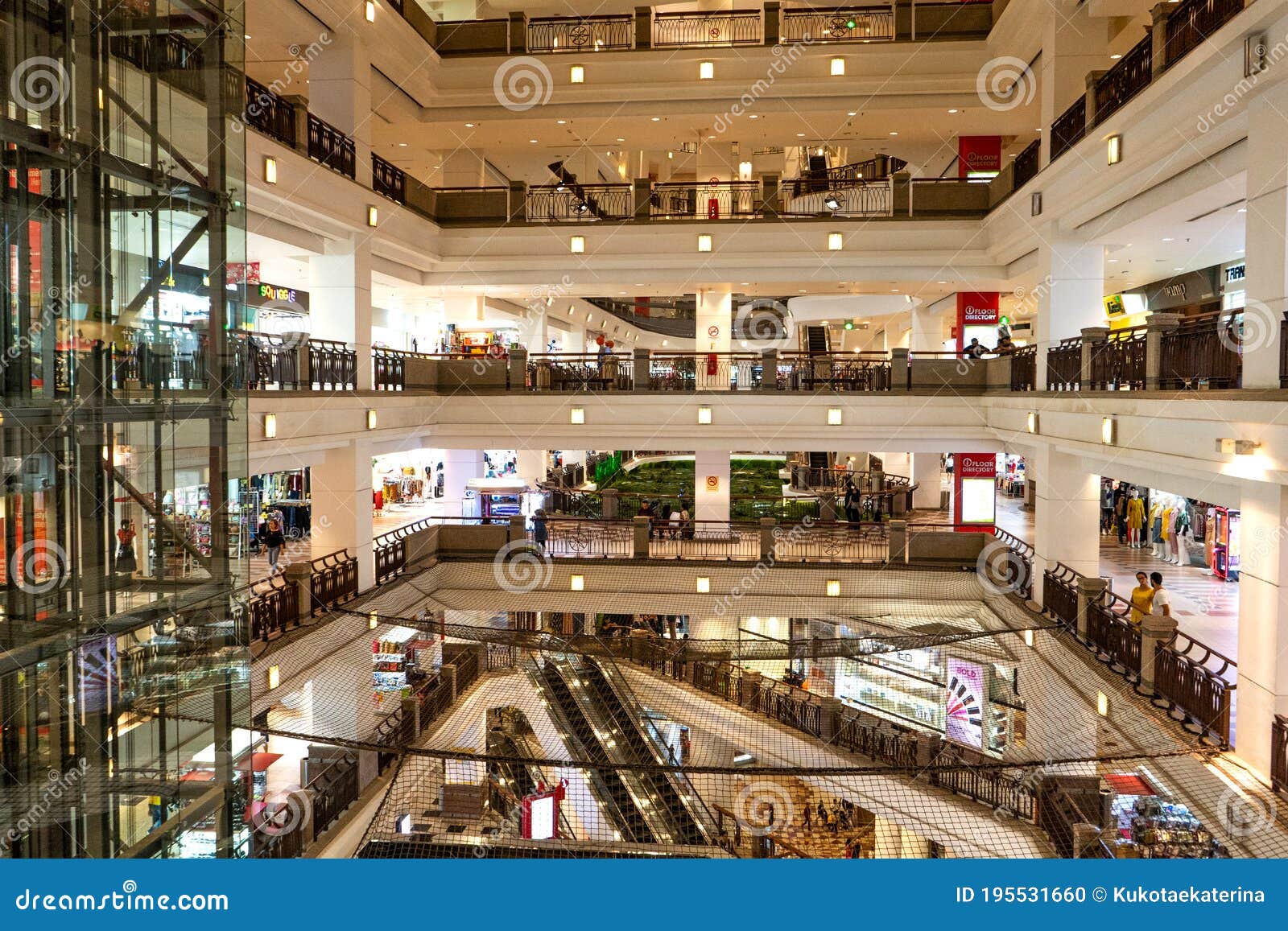 Interior of a Multi-storey Mega Mall Editorial Image - Image of ...