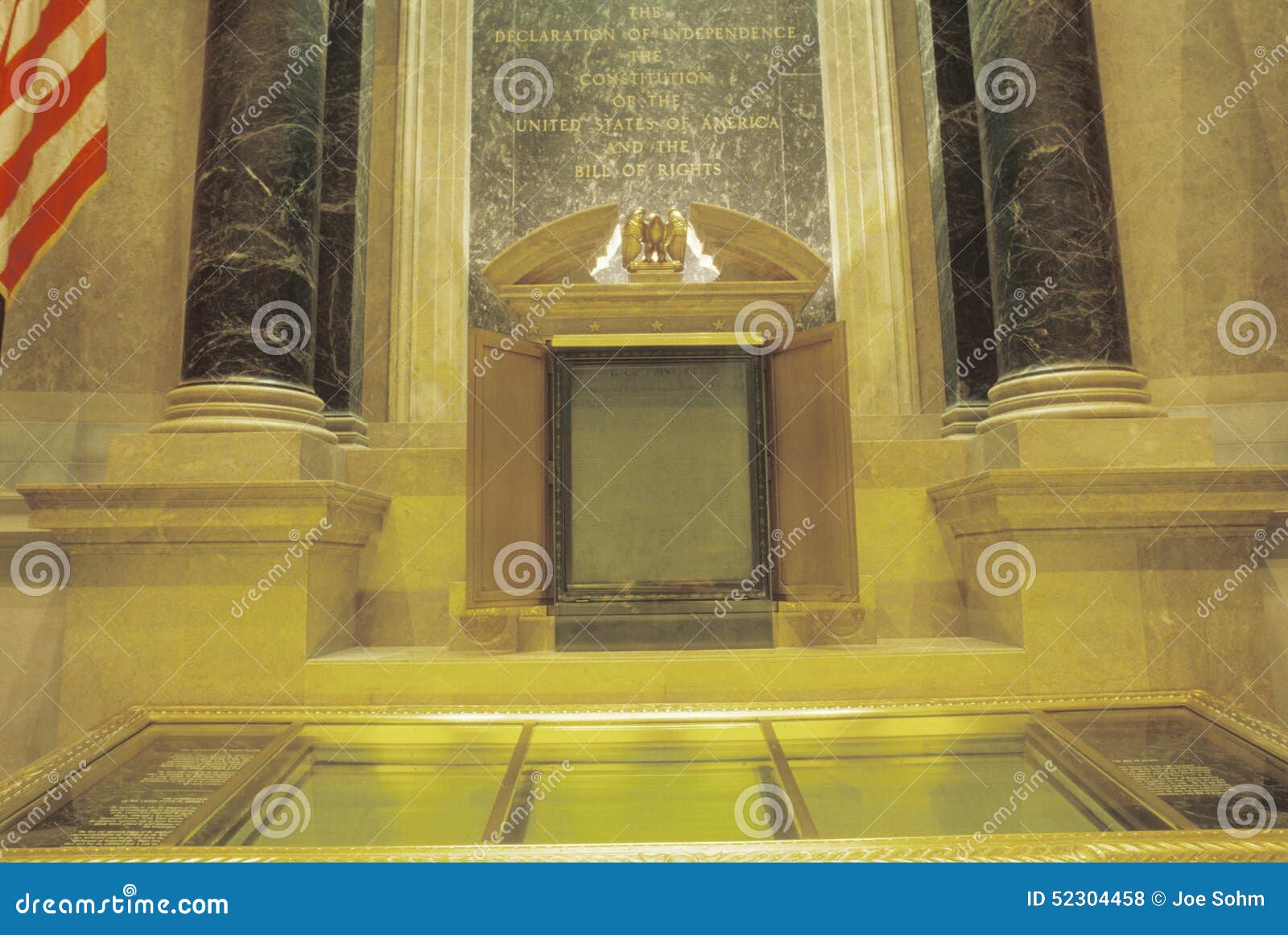 Interior of the National Archives, Washington, D.C Stock Photo - Image ...