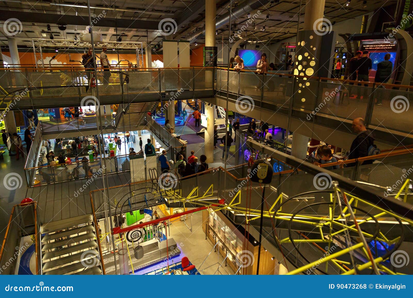 Interior Nemo Science Museum Editorial Stock Photo - Image of famous ...