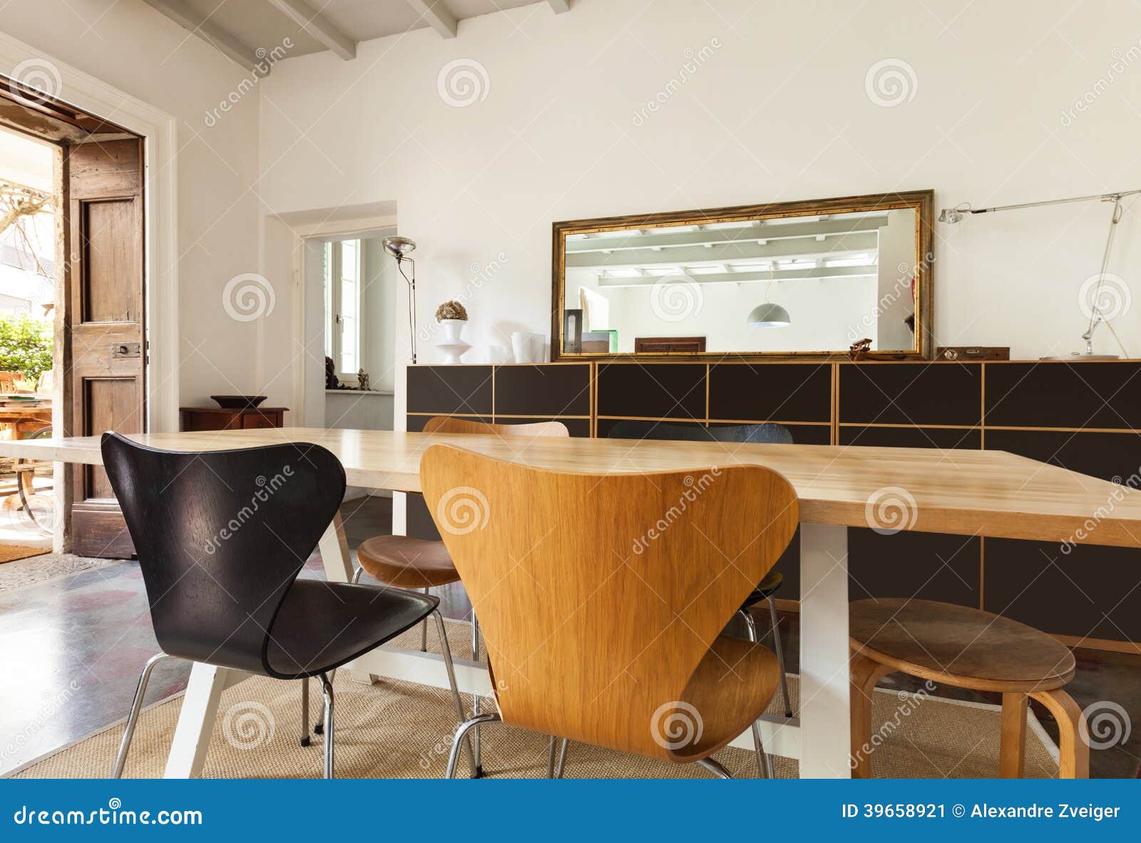 Interior of a nice loft stock image. Image of rustic - 39658921