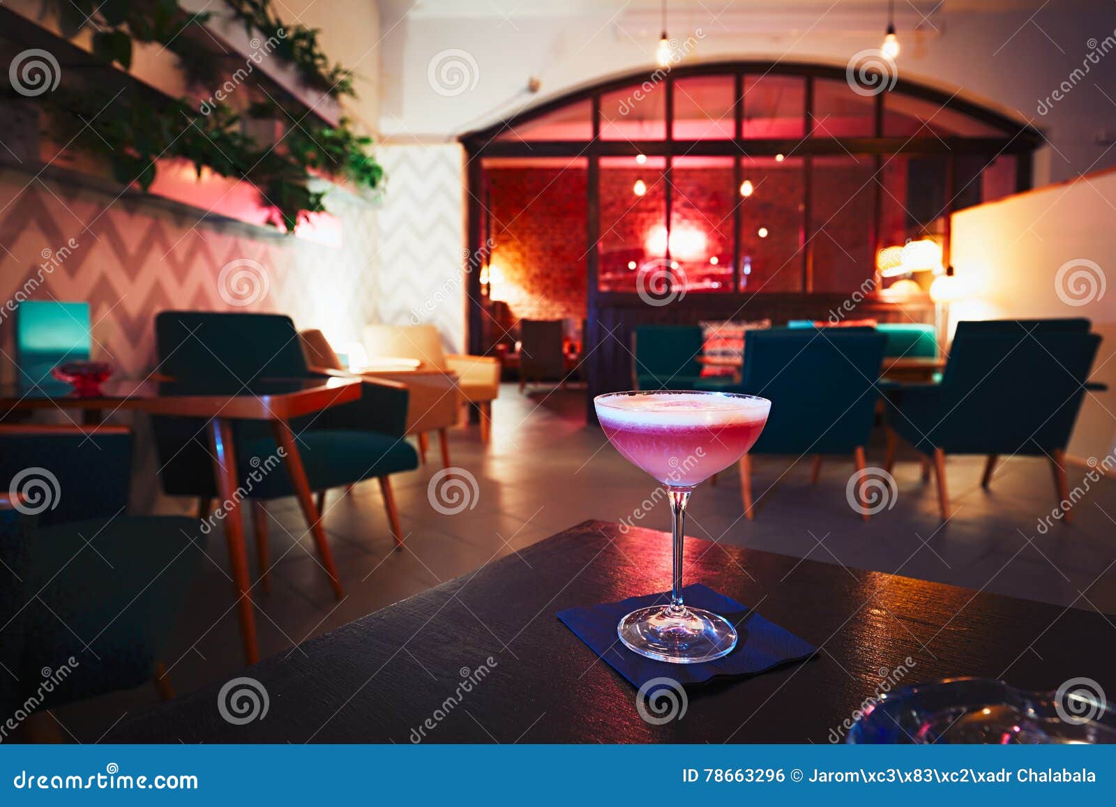 Interior of the night bar stock photo. Image of interior - 78663296