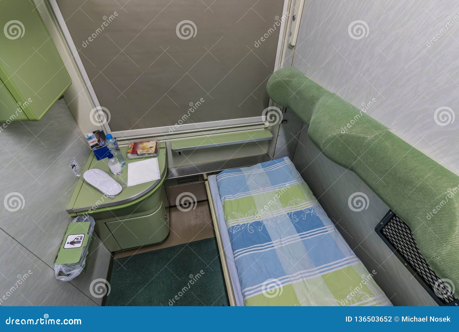 Interior of Night Train from Prague To Slovakia Stock Photo - Image of ...
