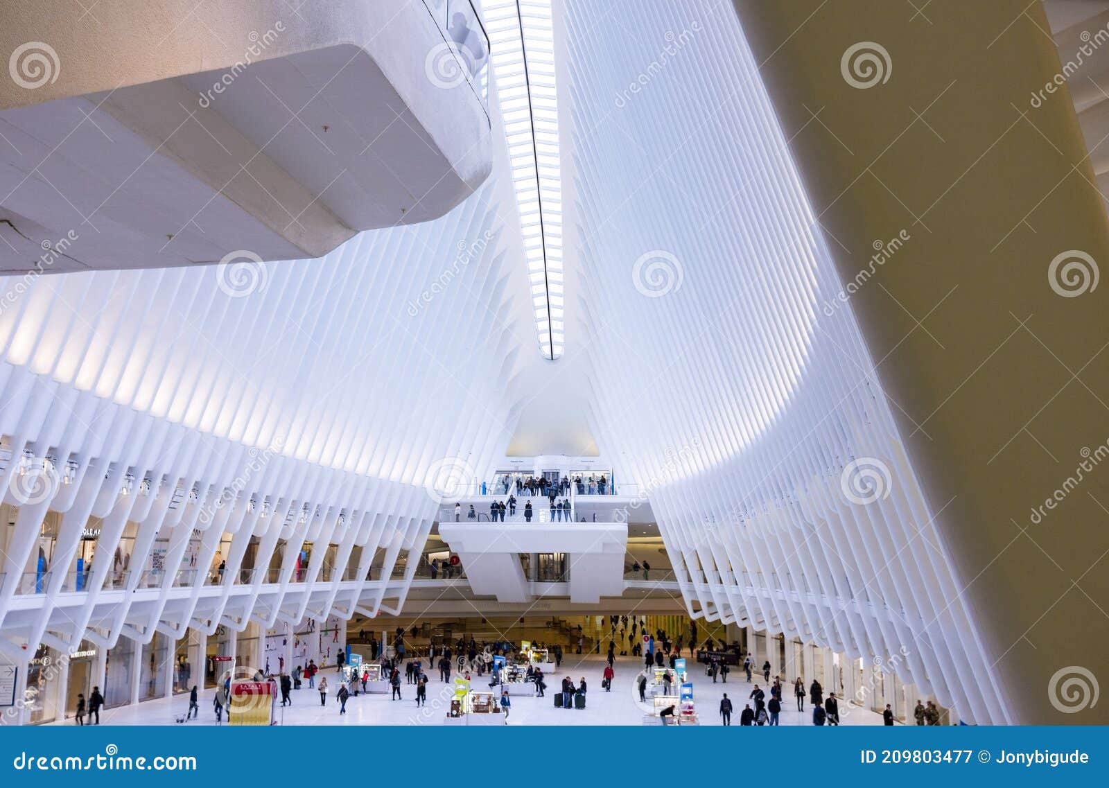 Interior of Oculus Building Editorial Photography - Image of manhattan ...
