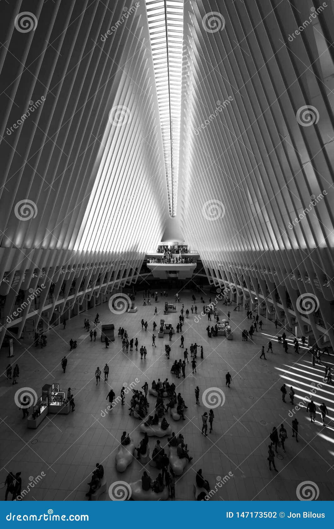 Interior of the Oculus, in Manhattan, New York City Editorial ...