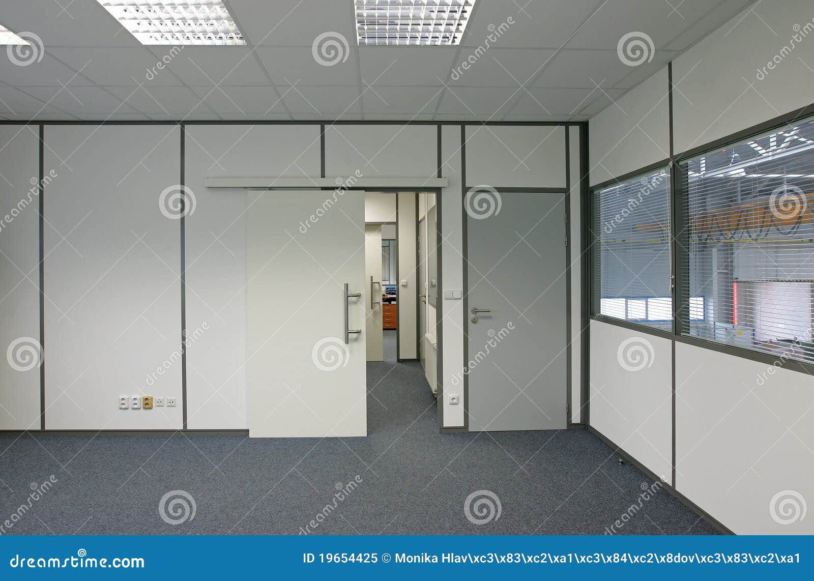 Interior of an Office Building Stock Image - Image of office, business ...