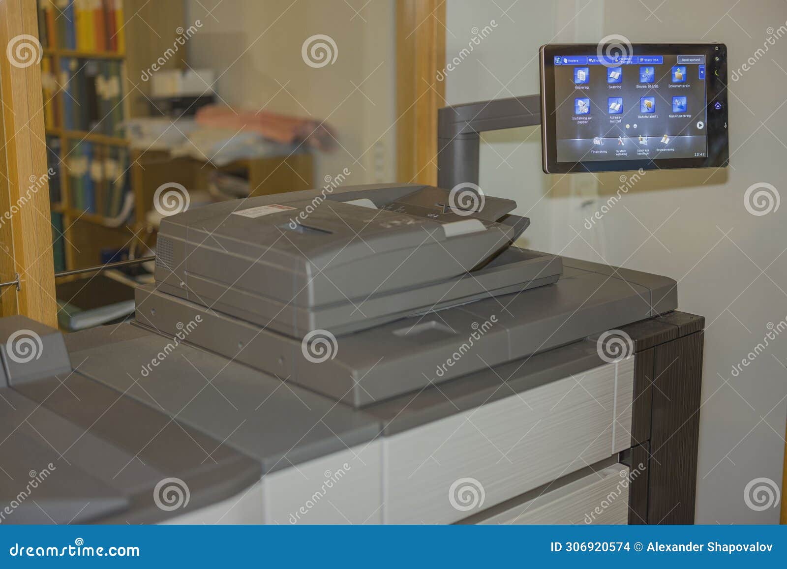 Interior of Office Building Featuring SHARP Color Laser Multifunction ...