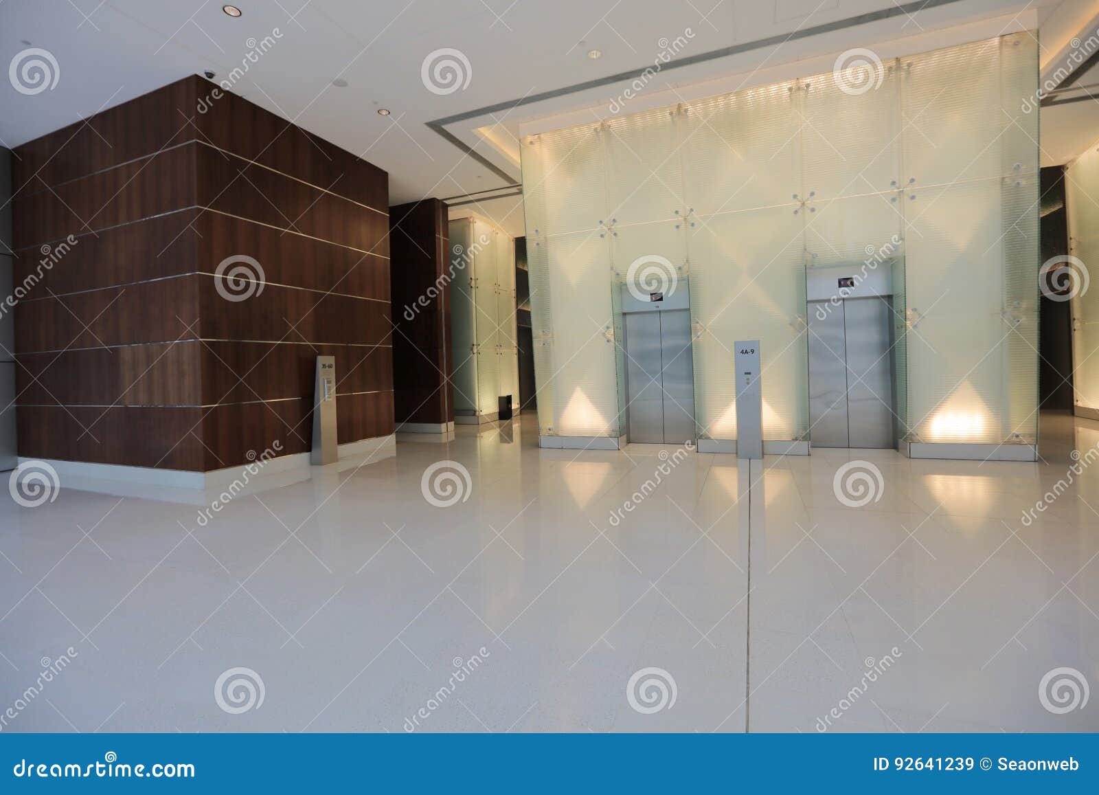 Interior of an Office Building with Reception Editorial Stock Image ...