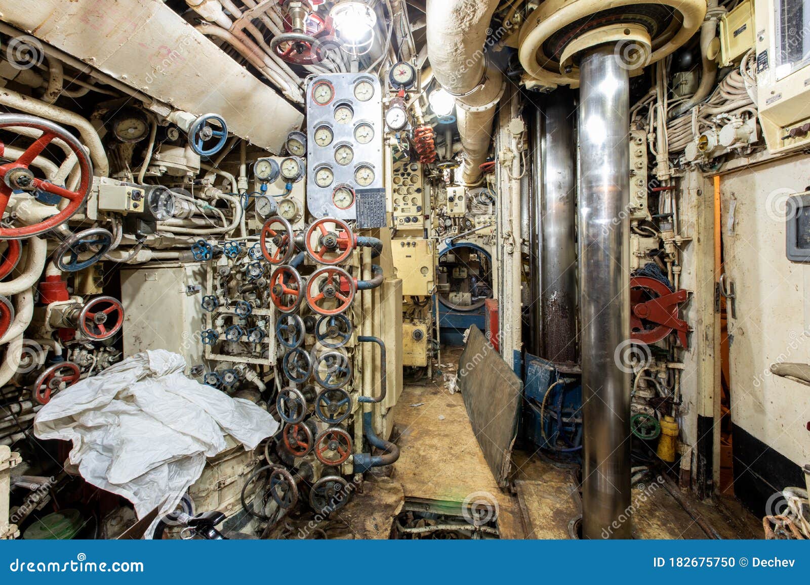Interior of Old Abandoned Russian Soviet Submarine Editorial Image ...