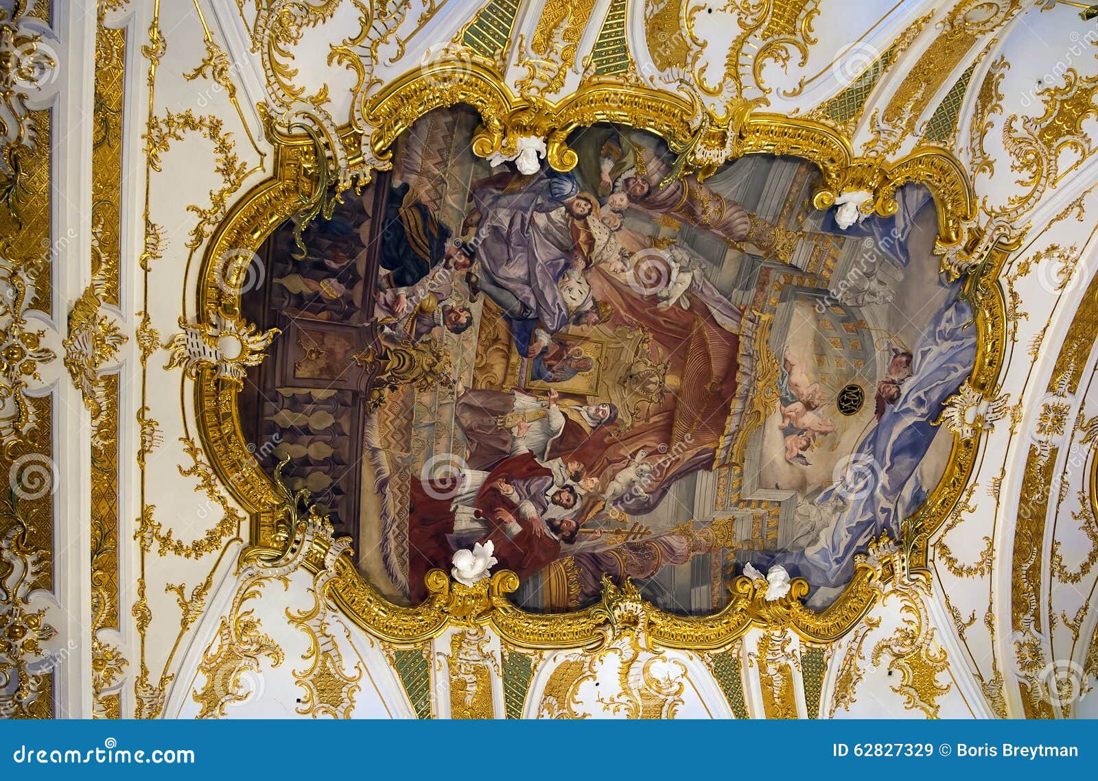 Interior of Old Chapel, Regensburg, Germany Stock Image - Image of ...