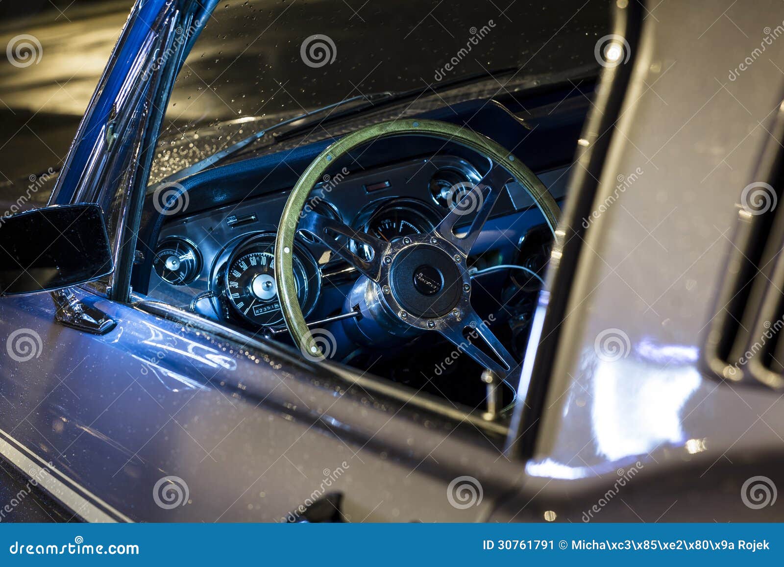 Interior of an Old Ford Mustang GT Editorial Photo - Image of chrome ...