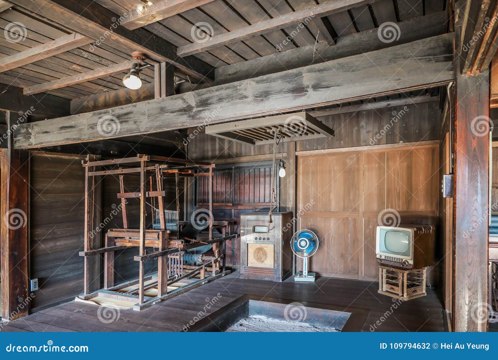 Interior of Old Japanese House Stock Photo - Image of architecture ...