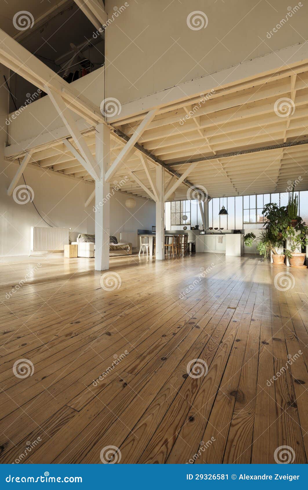 Interior old loft stock image. Image of apartment, view - 29326581