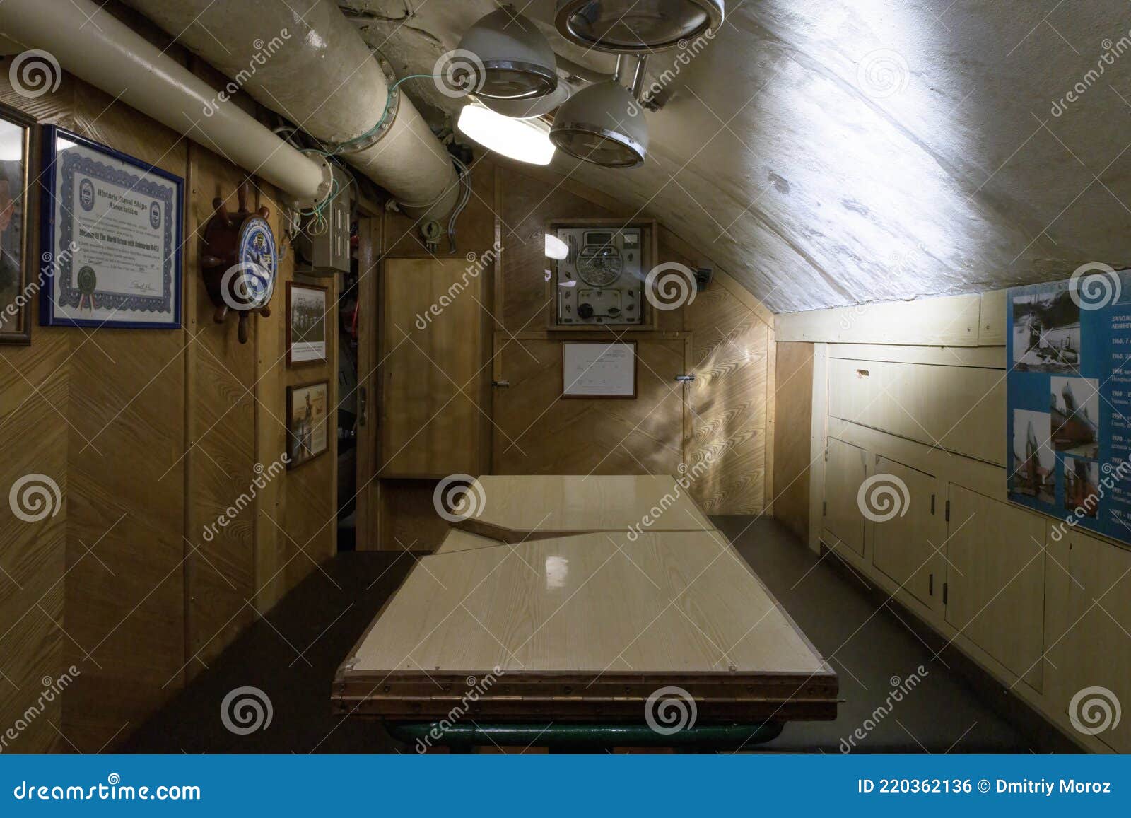 Interior of Old Russian Soviet Submarine Editorial Photo - Image of ...