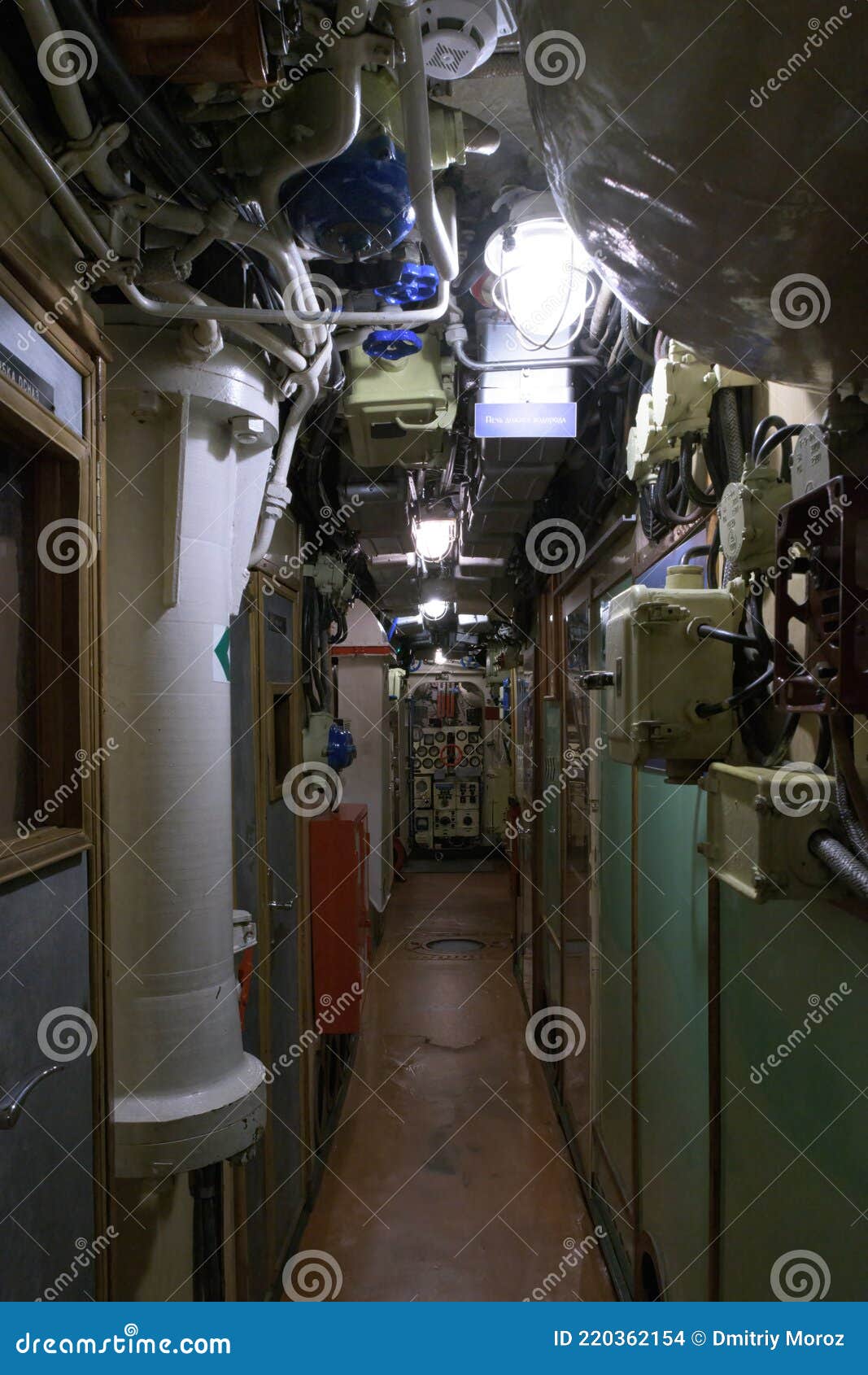 Interior of Old Russian Soviet Submarine Editorial Stock Image - Image ...