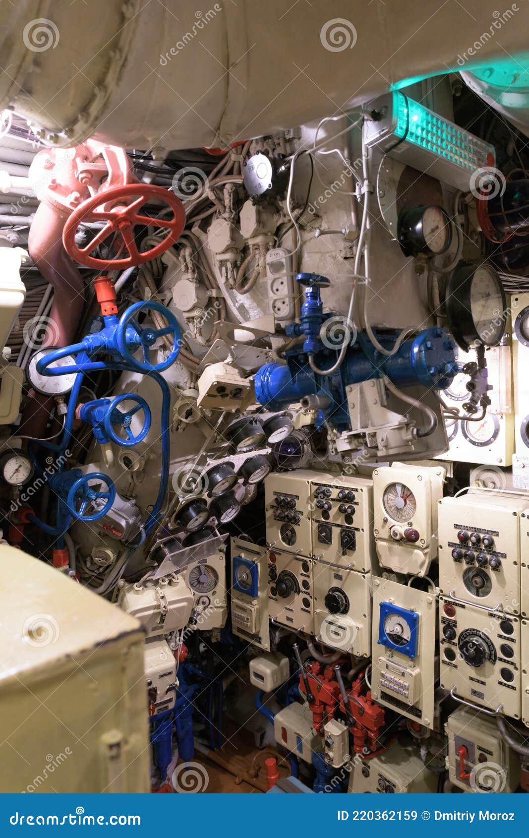 Interior of Old Russian Soviet Submarine Editorial Stock Image - Image ...