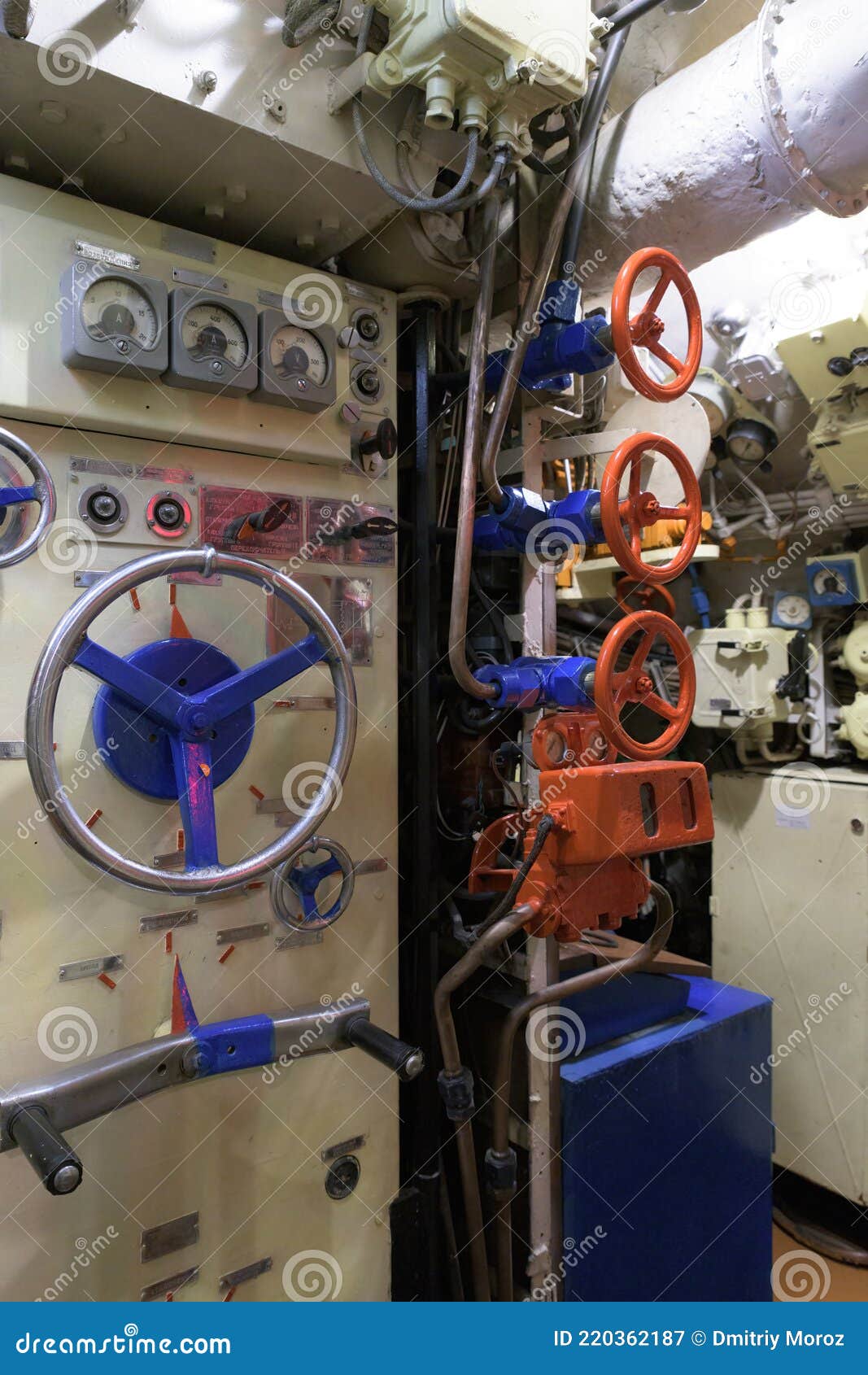 Interior of Old Russian Soviet Submarine Editorial Photography - Image ...
