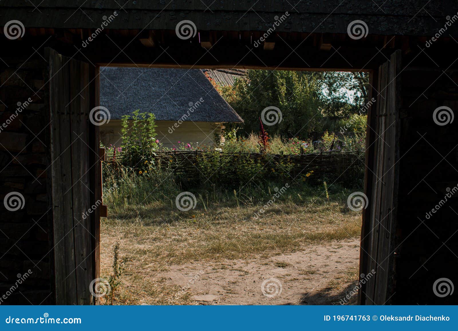 Interior of an Old Slavic House Stock Image - Image of decor, cottage ...