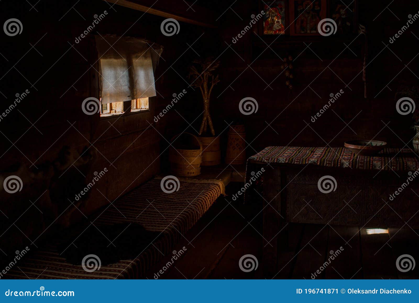 Interior of an Old Slavic House Editorial Photo - Image of olden ...