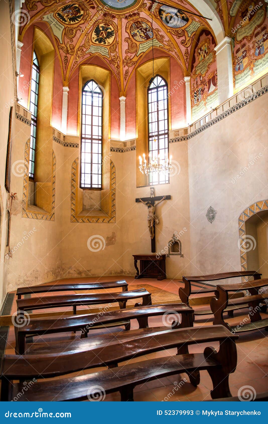 Small Catholic Chapel Known As `Pilgrims Church`.Aruba Island. Royalty ...