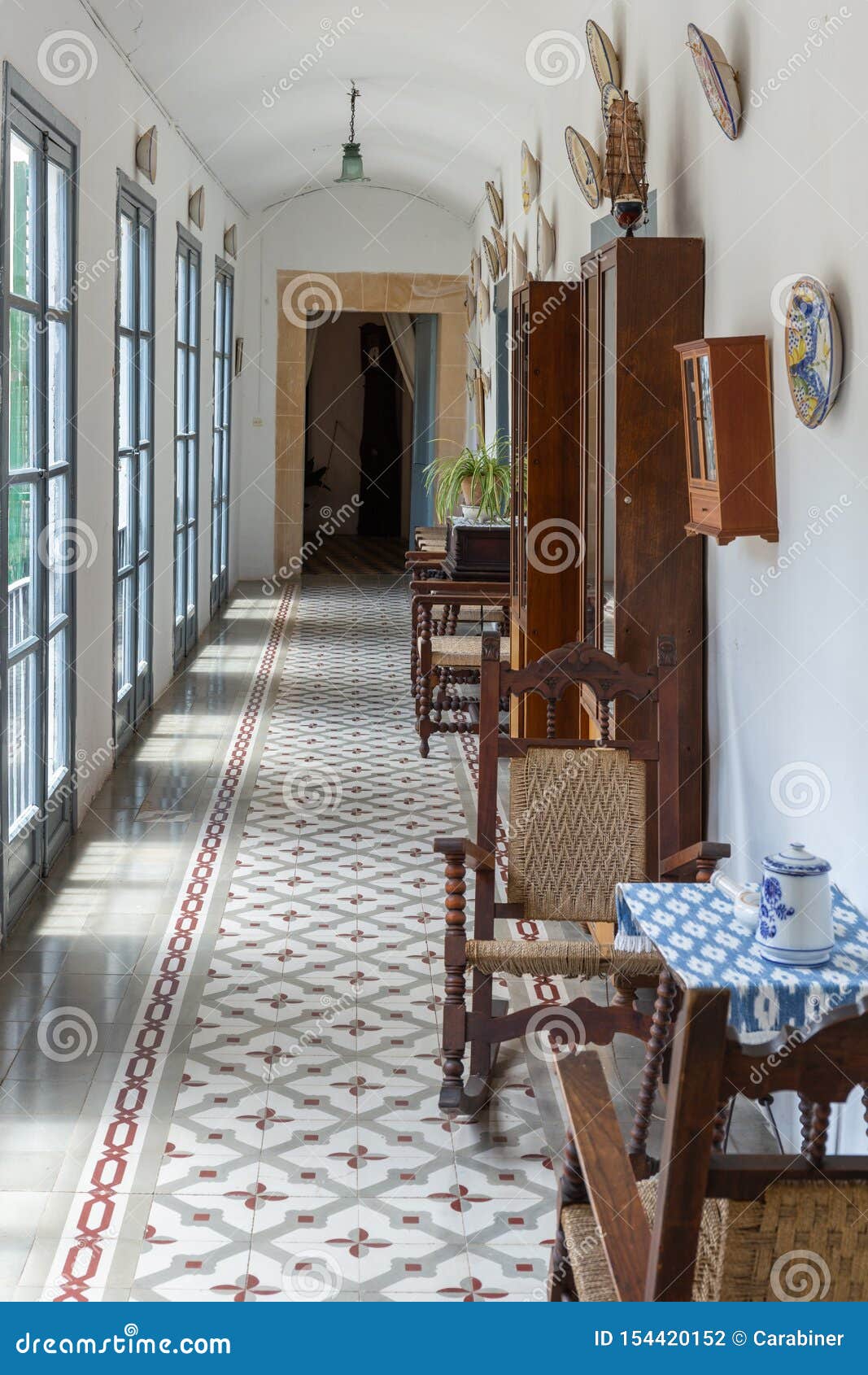 Interior of the Old Spanish Manor Editorial Photography - Image of room ...