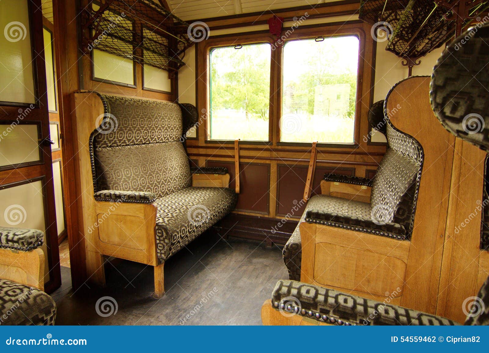 Interior Of Old Steam Train Stock Photo - Image: 54559462