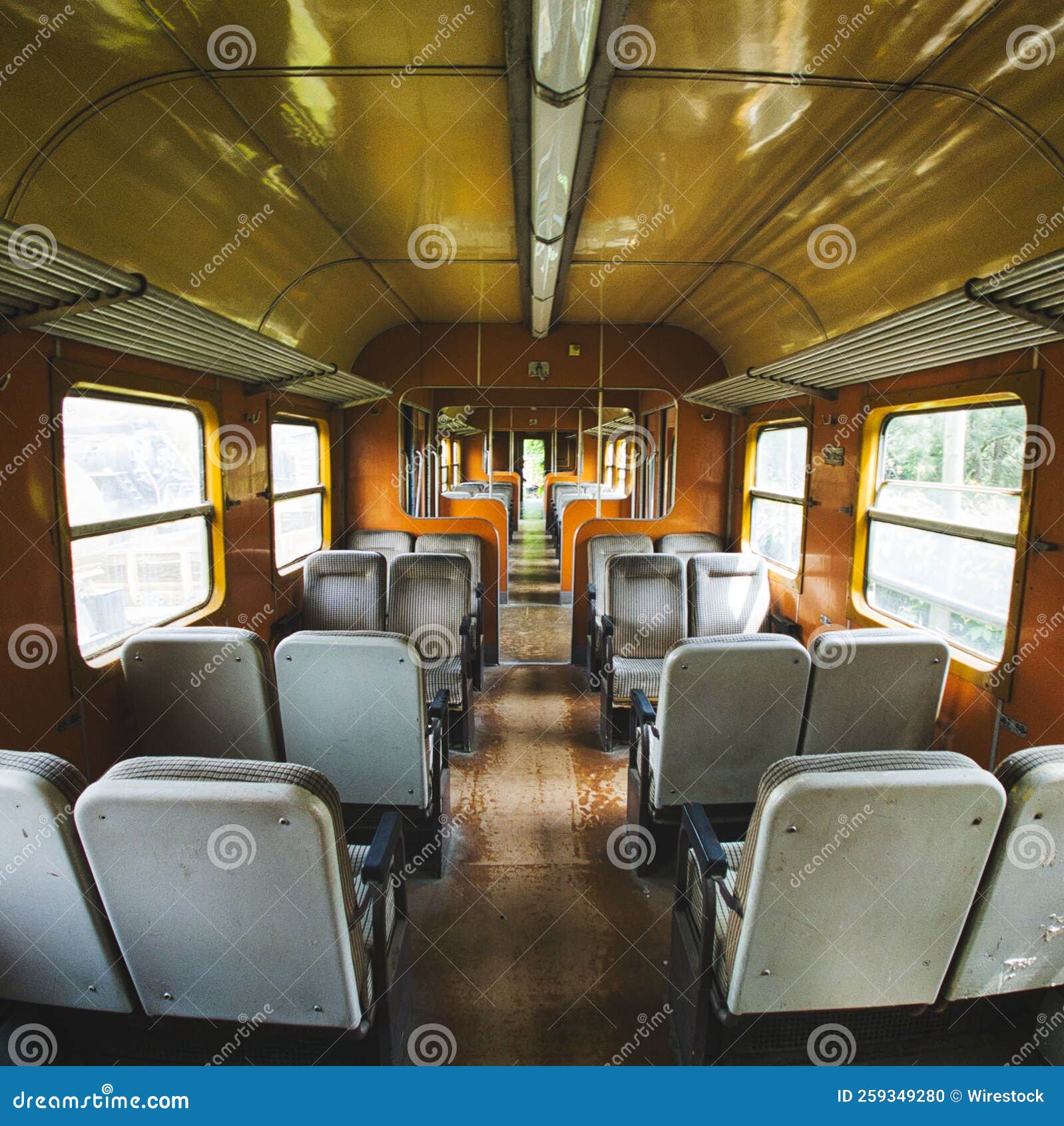 Antique Train Seats
