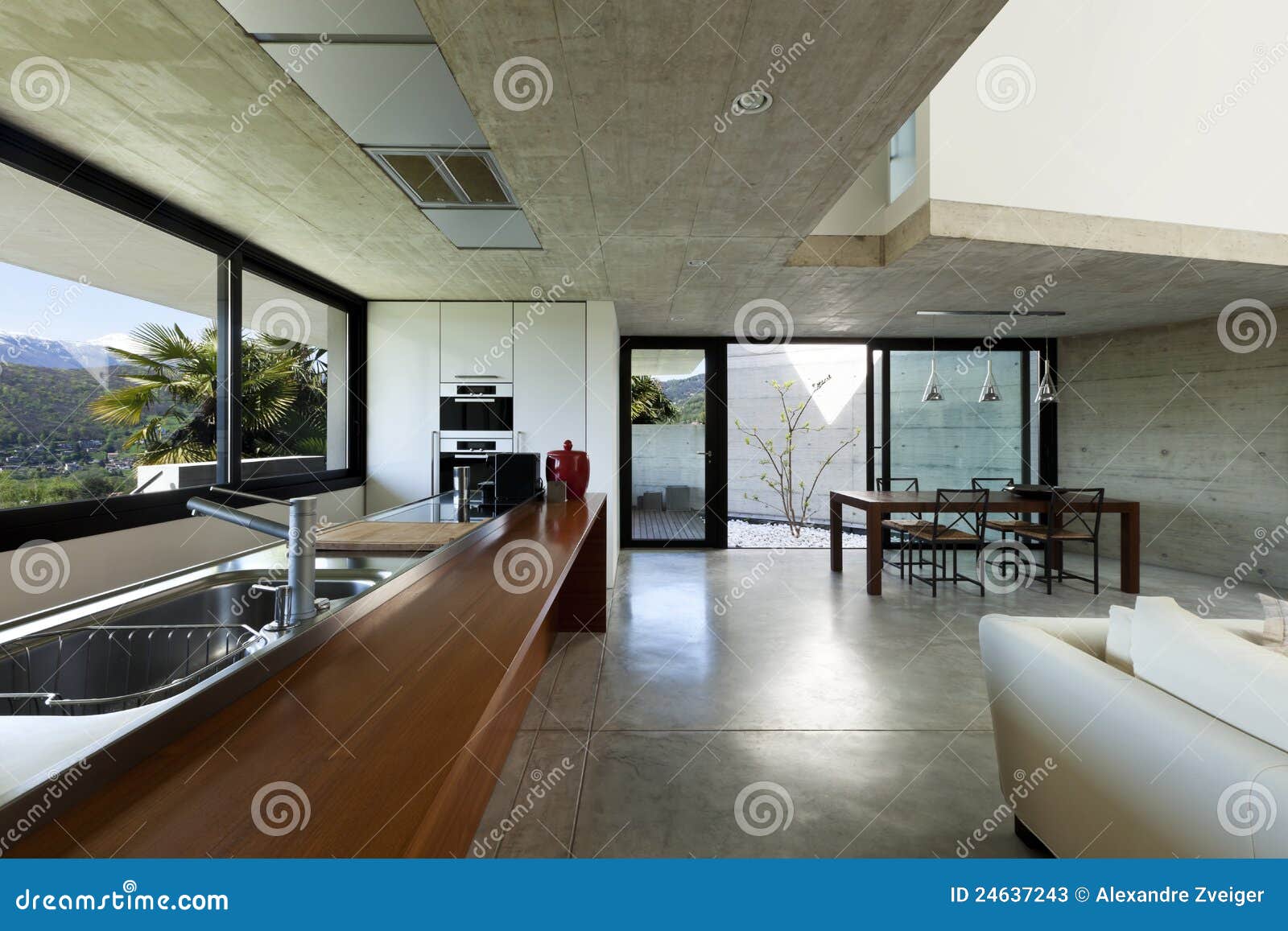 Interior, open space stock image. Image of residential - 24637243