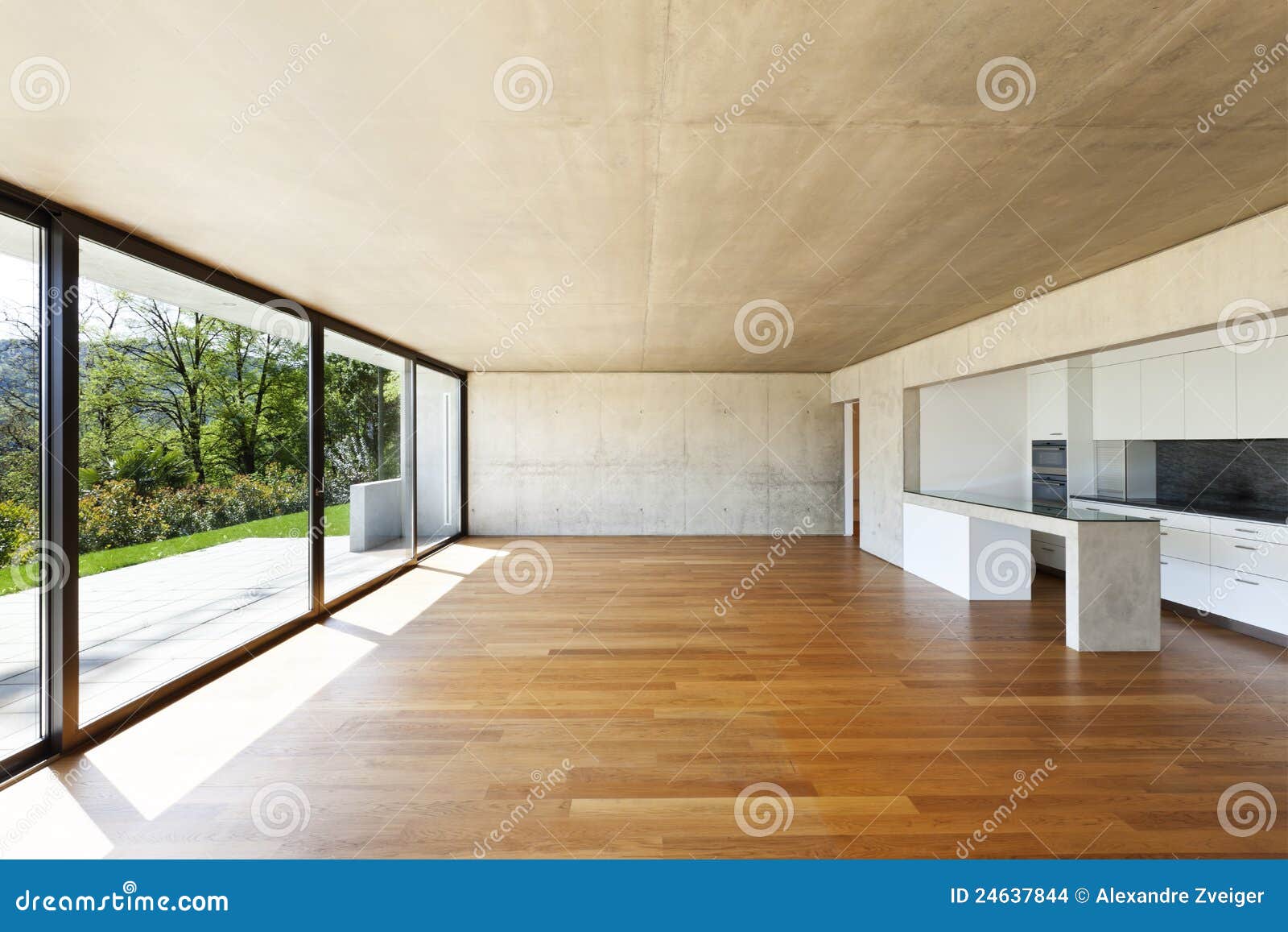 Interior open space stock photo. Image of contemporary - 24637844