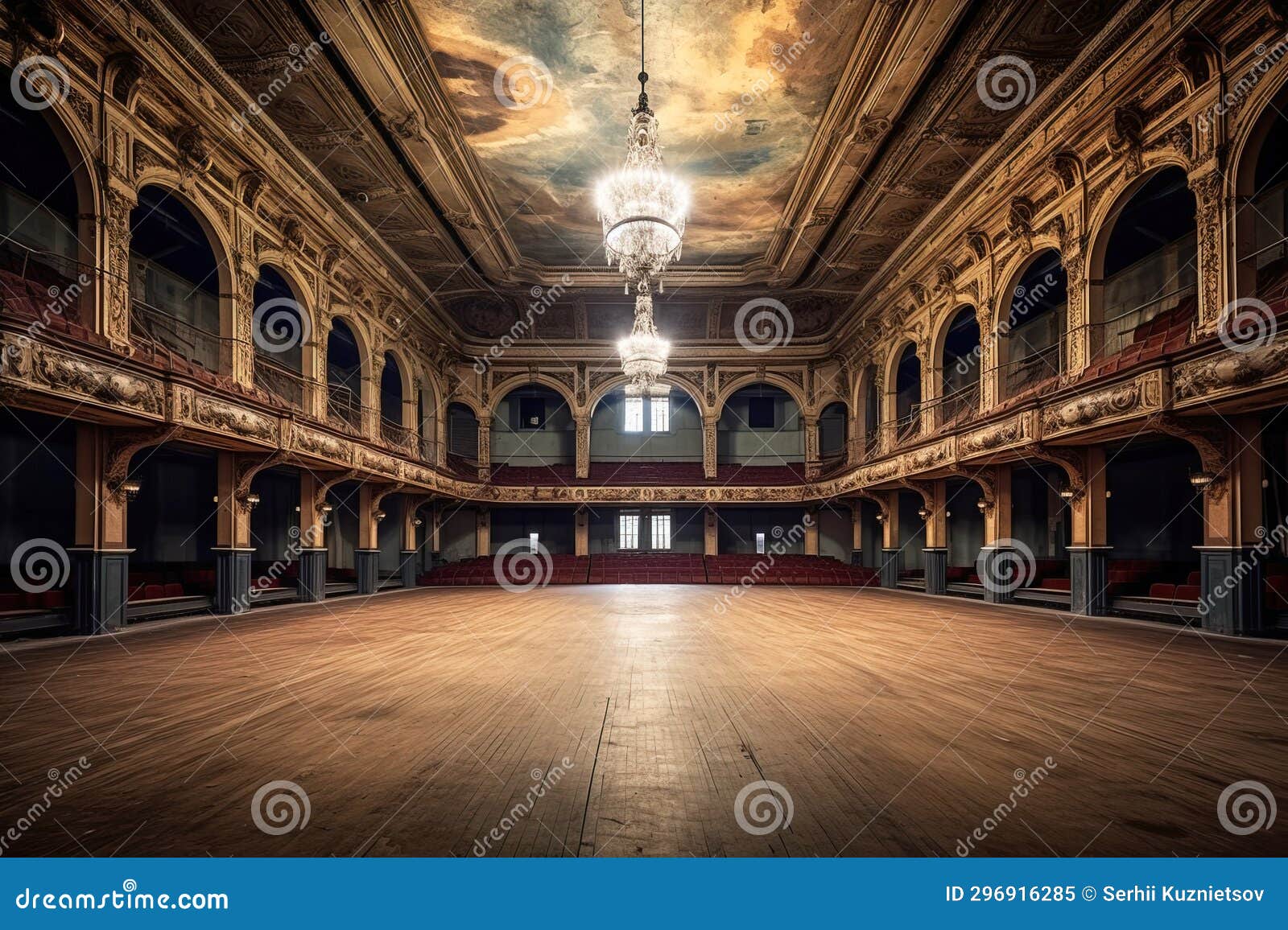 Interior of the Opera Hall, Classical Architecture of Entertainment ...