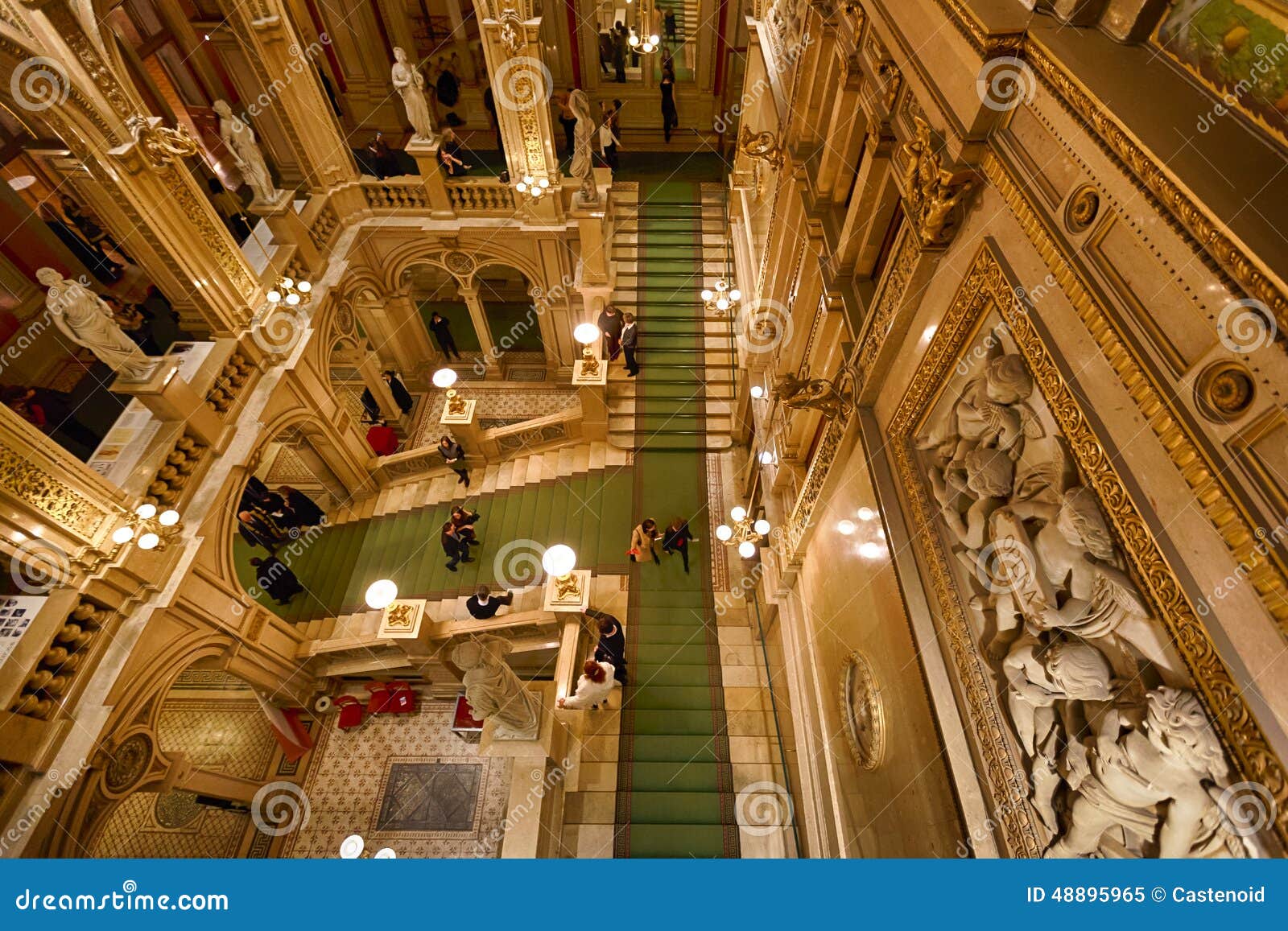 Interior of Opera State House, Vienna Editorial Image - Image of ...
