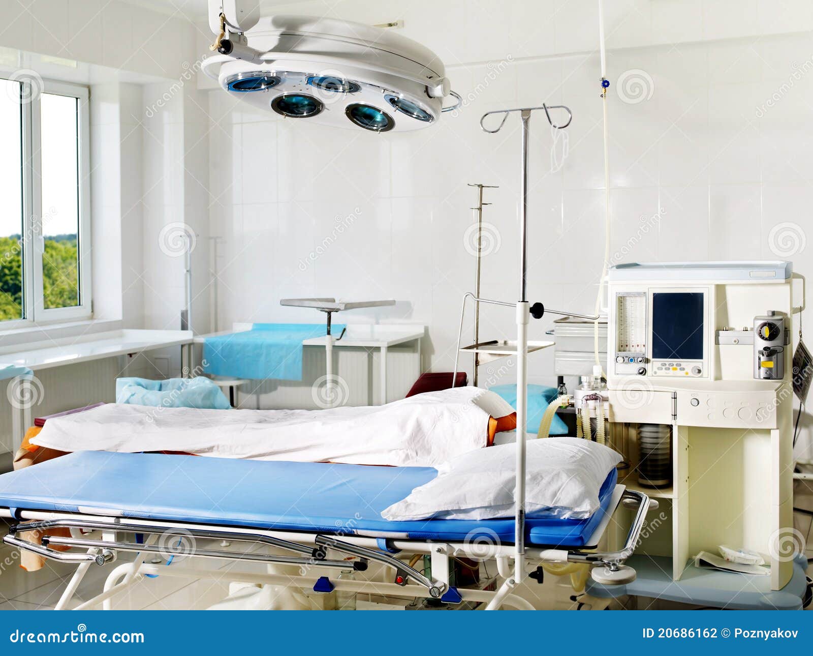 Interior of Operating Room. Stock Photo - Image of doctor, instrument ...