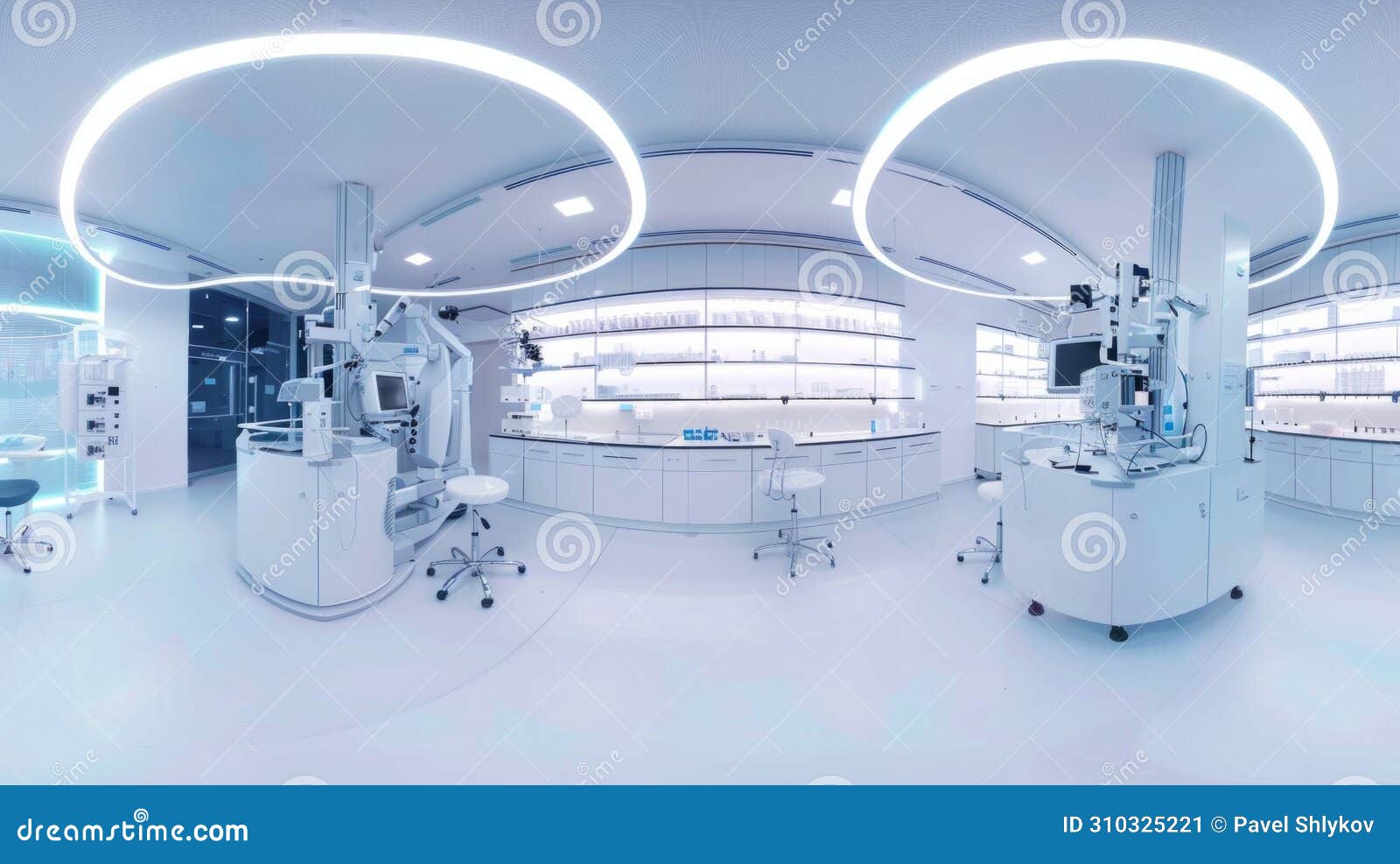 Interior of Operating Room in Modern Clinic 360 Stock Image - Image of ...