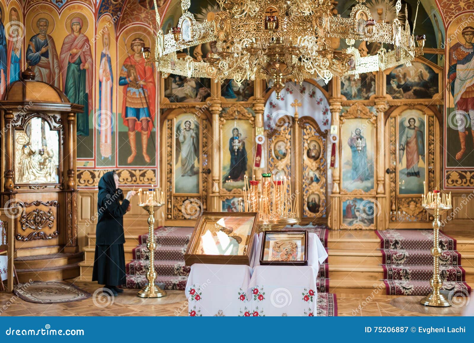 Interior of the Orthodox Church Beautiful Editorial Photography - Image ...