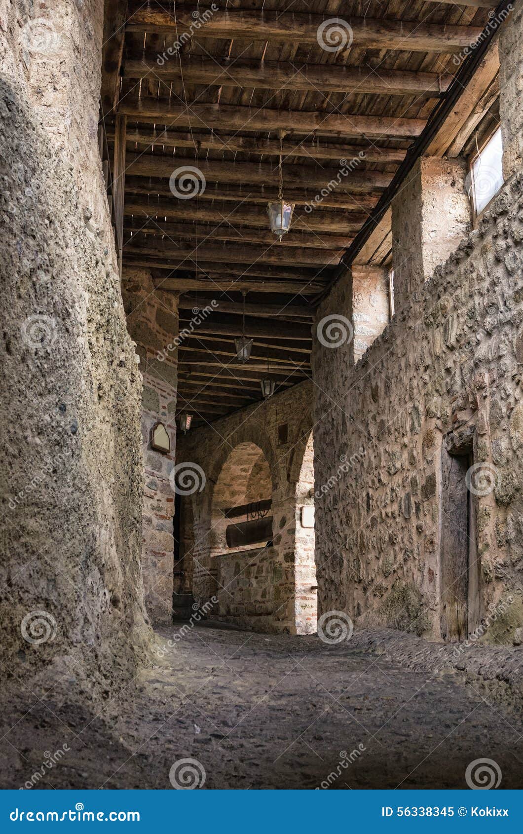 Interior of an Orthodox Monastery in Meteora, Greece Stock Image ...