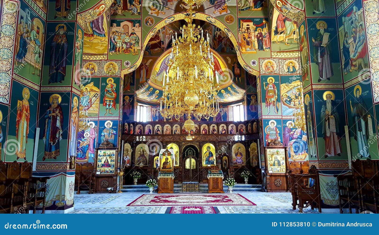Interior of Orthodox Monastery Editorial Image - Image of great, christ ...
