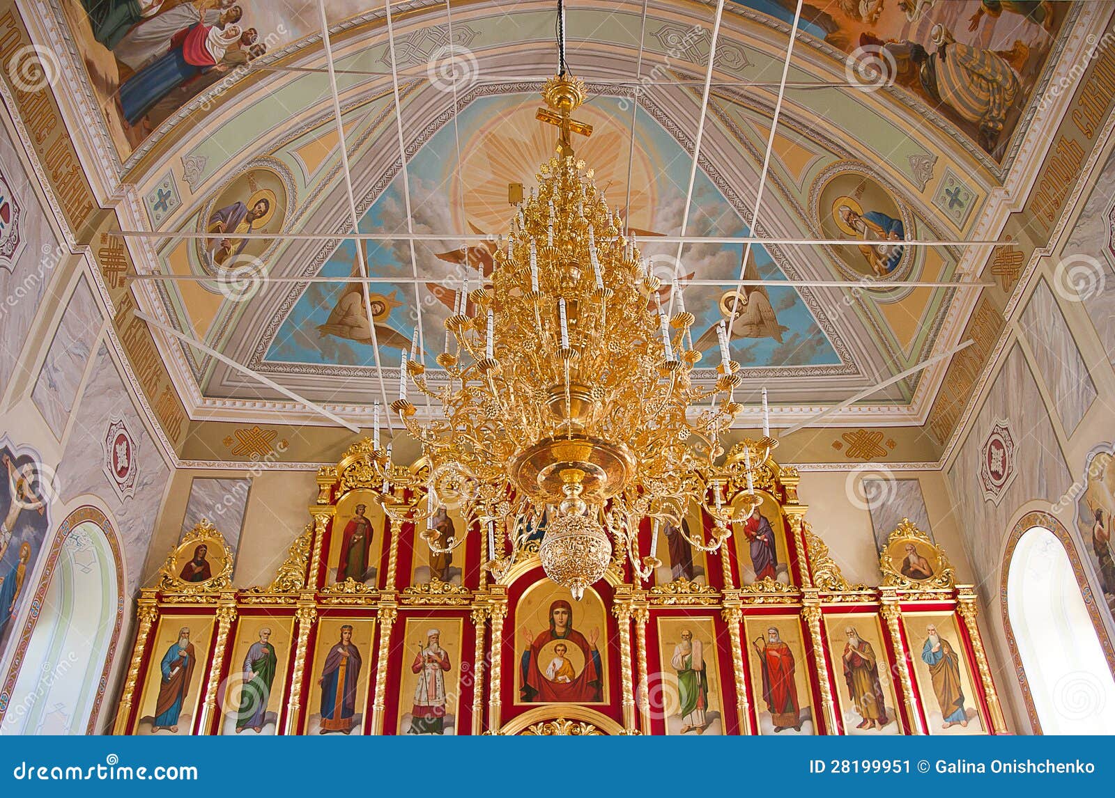 Interior of the Orthodox Temple Stock Image - Image of temple, suzdal ...
