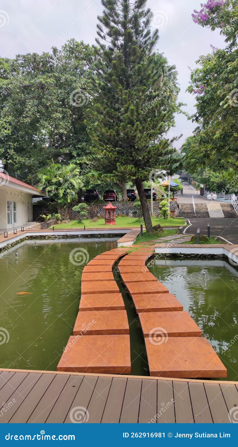 Interior outdoor bridge stock image. Image of decoration - 262916981