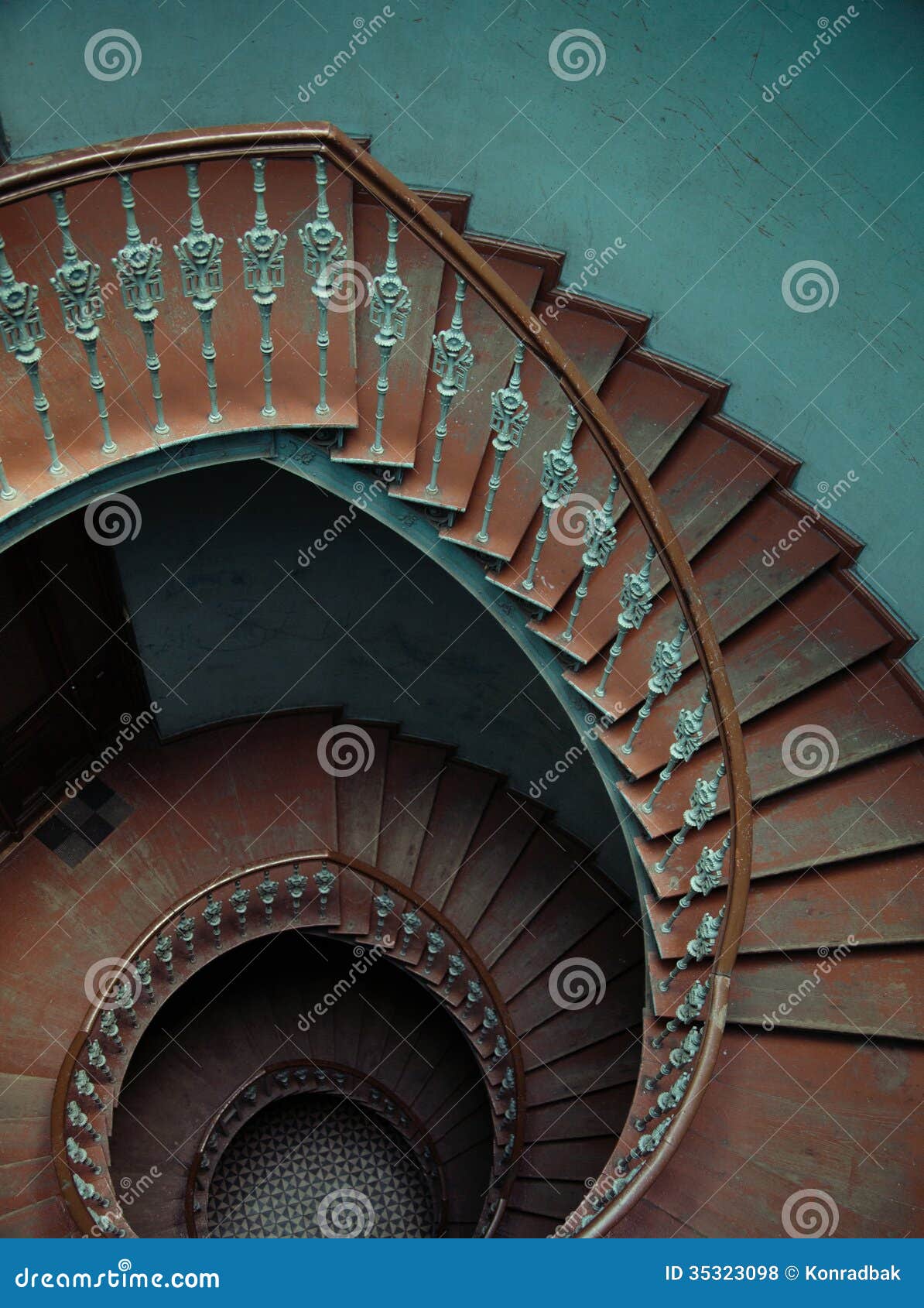 Interior of the Palace with the Spiral Stairs Stock Photo - Image of ...