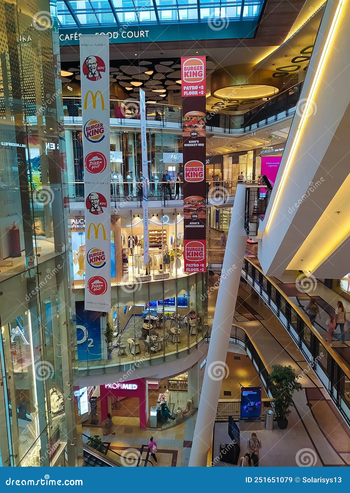 Interior of Palladium Shoppingmall in Prague, Czech Editorial Stock ...