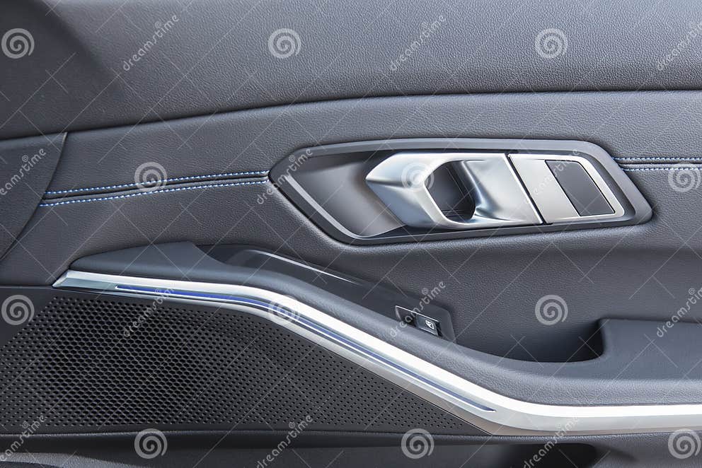 Interior Panel of the Passenger Door of a Car Stock Photo - Image of ...