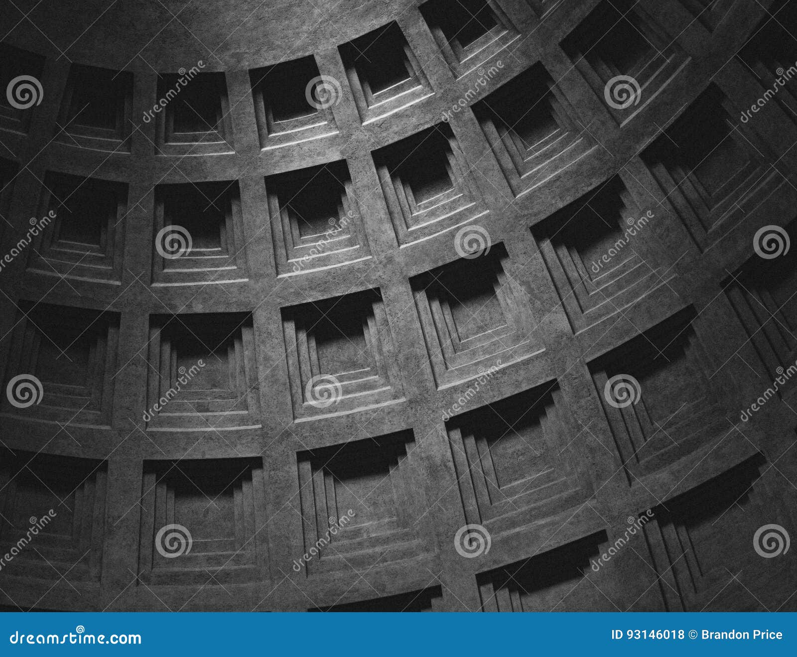 Interior of Pantheon in Rome Stock Photo - Image of roman, rotunda ...