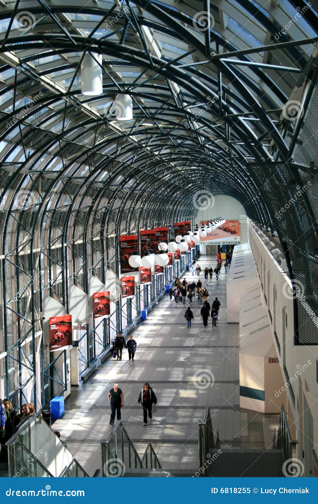 Interior of the Passage stock image. Image of lamps, urban - 6818255