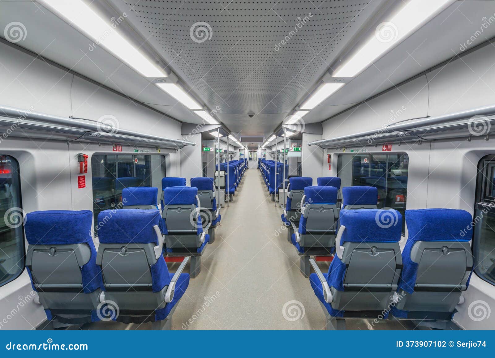 Interior Of The Highspeed Train Cockpit. Stock Photography ...