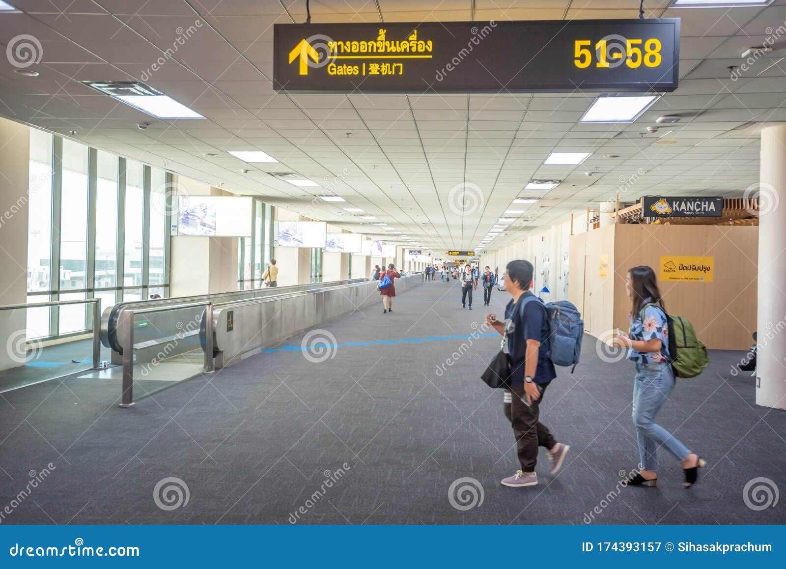 Interior With Passenger At Domestic Departures In Don Muang