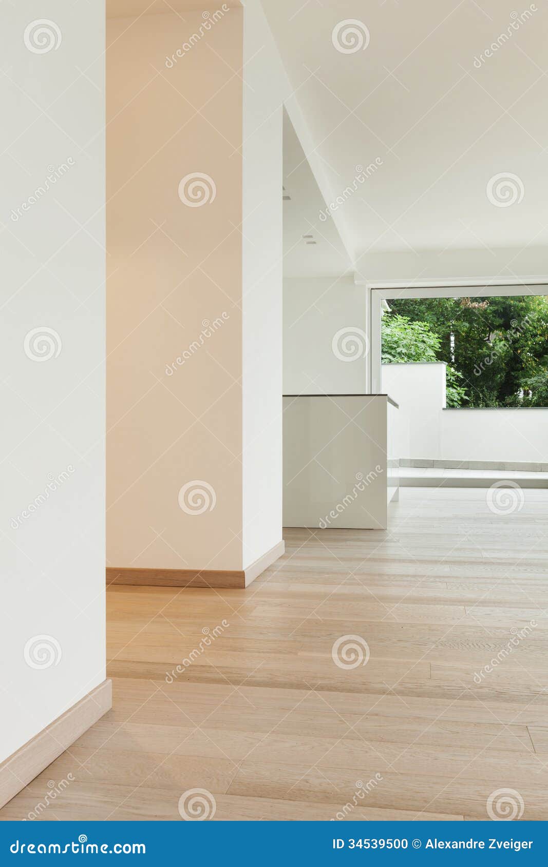 Interior, Penthouse Totally Empty Stock Photo - Image of inside, open ...