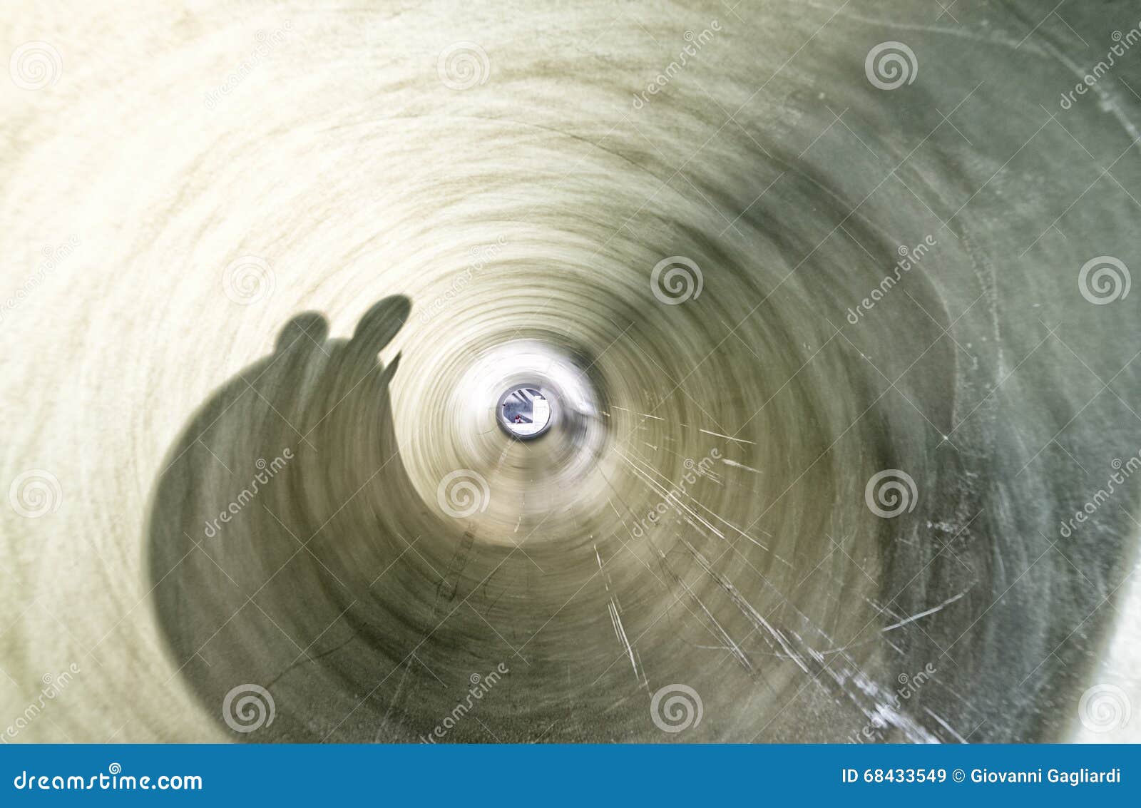 Interior of Plastic Tube for Chemical Components Stock Image - Image of ...