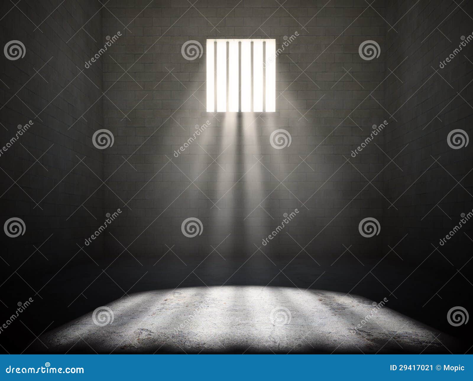 Interior of a prison cell stock image. Image of grunge - 29417021