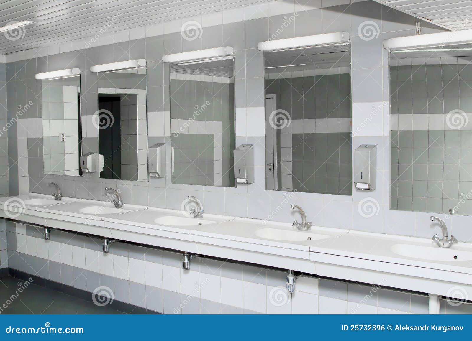 Interior of Private Restroom Stock Photo - Image of restroom, equipment ...