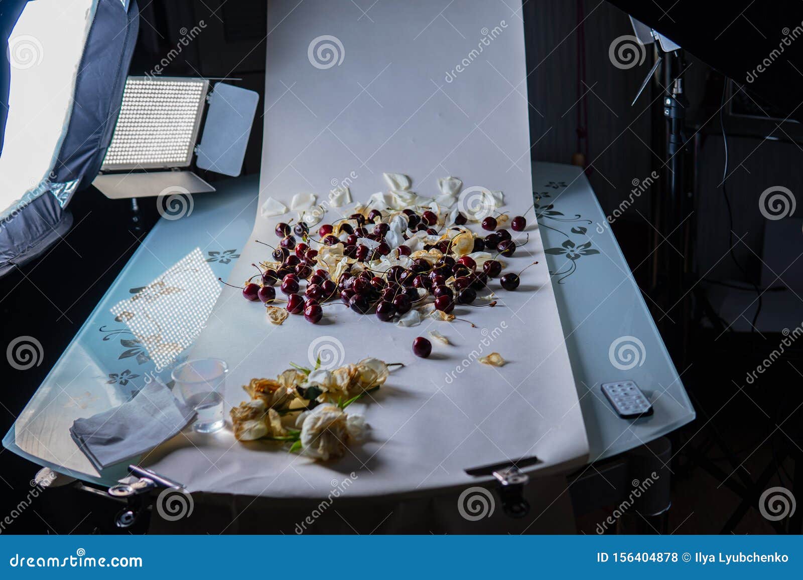Interior of Professional Photo Studio while Shooting Food Good Stock ...