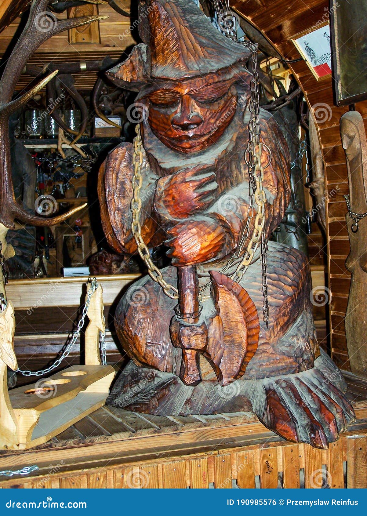 Interior of Pub `Siekierezada` in Cisna Poland Editorial Photo - Image ...